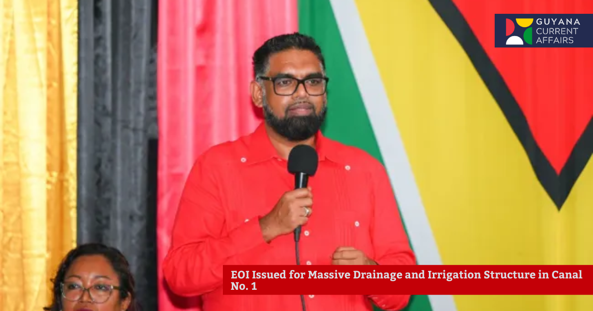 EOI Issued for Major Canal No. 1 Drainage Project