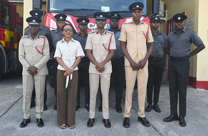Minister Walrond Visits GFS Headquarters & Eccles Fire Station