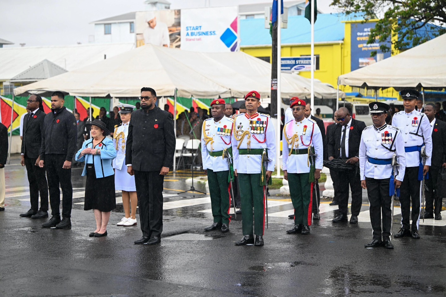 Tribute to Sacrifice: Pres. Ali at Remembrance Day
